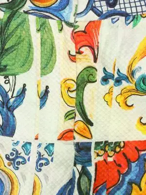 Dolce & Gabbana Printed Cropped Trousers