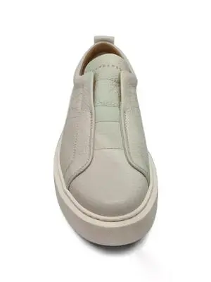 HENDERSON BARACCO Pebble Grain Slip-on Sneakers