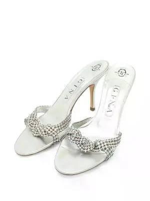 GINA Crystal-embellished Heeled Sandals