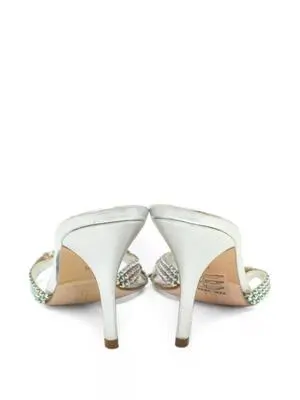 GINA Crystal-embellished Heeled Sandals