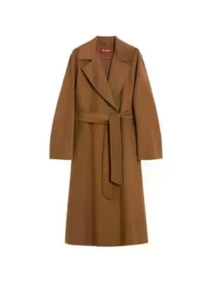 Max Mara Wool Belted Wrap Coat