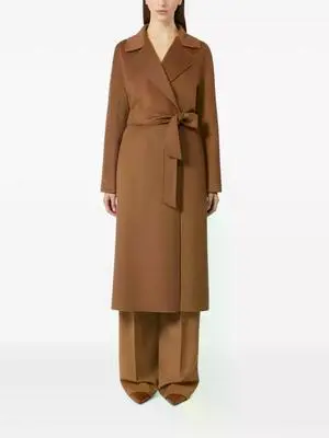 Max Mara Wool Belted Wrap Coat