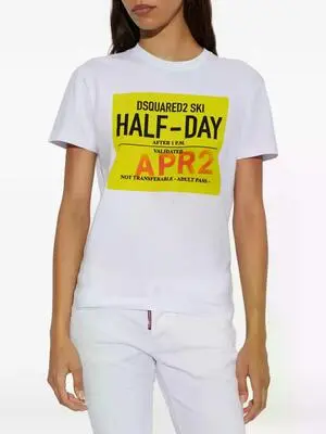Dsquared2 Graphic Print Cotton T-shirt