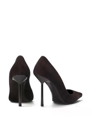 LE SILLA Vivienne Pointed-toe Suede Pumps