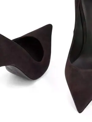 LE SILLA Vivienne Pointed-toe Suede Pumps