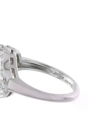 LB EXCLUSIVE Platinum Ruby And Diamond Ring