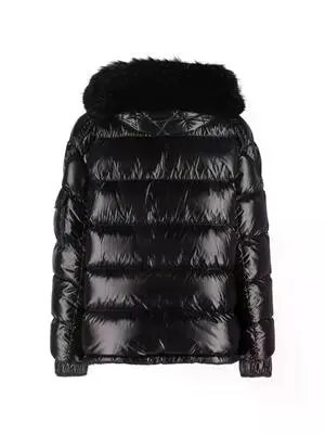 Moncler Faux Fur Trim Padded Jacket
