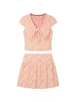 Casual Two Piece Skirt Outfits