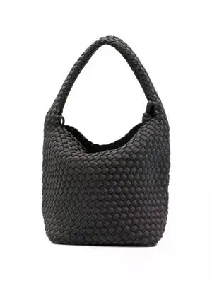 MARREA Woven Shoulder Bag - Grey