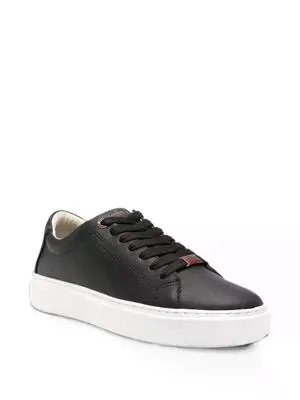 ALEXANDER SMITH Logo Embossed Leather Sneakers