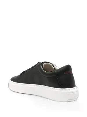 ALEXANDER SMITH Logo Embossed Leather Sneakers