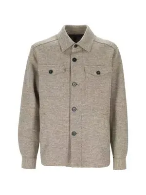 Harris Wharf London Button-up Wool Jacket