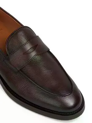 Officine Creative Grainy-leather Penny Loafers