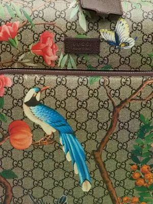Gucci Tian Gg Supreme Suitcase