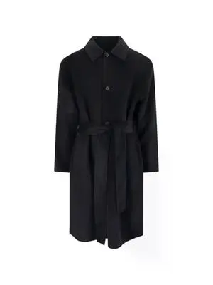 BERNER KUHL Belted Single-breasted Coat
