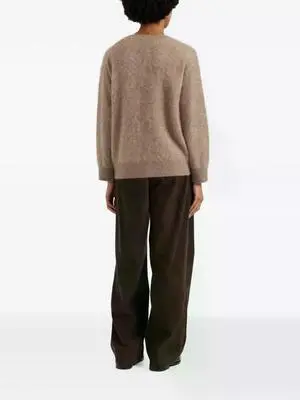 Chinti & Parker Brushed Crew-neck Sweater