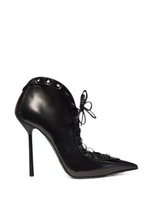 LE SILLA Colette Lace-up Pointed-toe Pumps