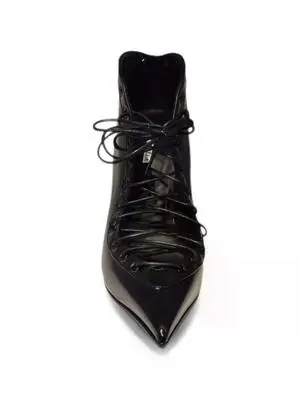 LE SILLA Colette Lace-up Pointed-toe Pumps