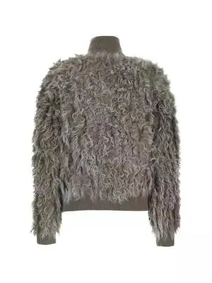 P.a.r.o.s.h Curly-knit Zip-up Jacket