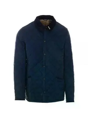 Barbour Liddesdale Diamond-quilted Jacket - Blue