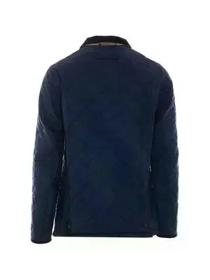 Barbour Liddesdale Diamond-quilted Jacket - Blue