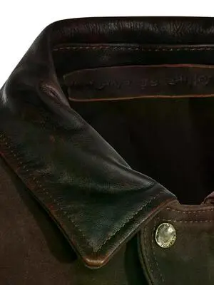 SALVATORE SANTORO Suede Leather Jacket