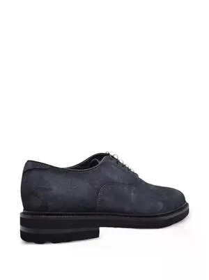 HENDERSON BARACCO Cap-toe Suede Oxford Shoes