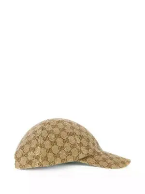 Gucci Crystal-embellished Gg Canvas Baseball Cap