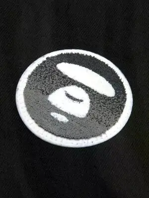 AAPE BY *A BATHING APE Logo-patch Button-up Hoodie