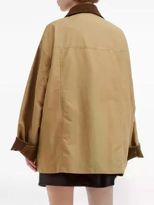 B+AB Corduroy-collar Patch-pocket Jacket