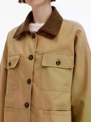 B+AB Corduroy-collar Patch-pocket Jacket
