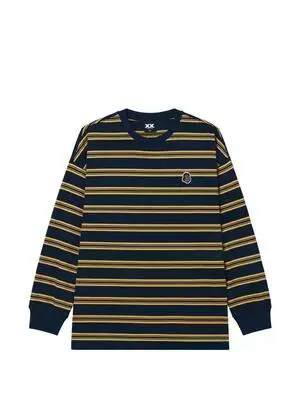 FINGERCROXX Horizontal Stripe Long Sleeve T-shirt
