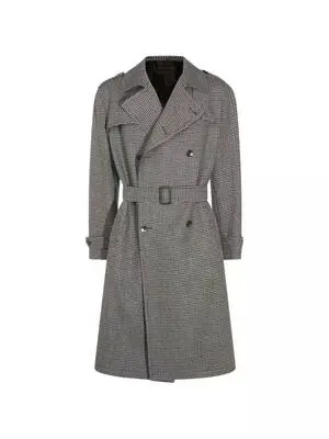 Tagliatore Houndstooth Double-breasted Coat