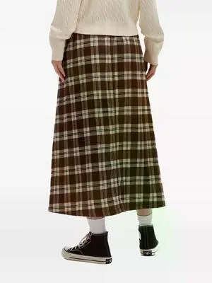 CHOCOOLATE Check A-line Skirt