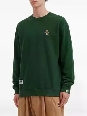 FINGERCROXX Logo-patch Cotton Sweater
