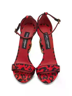 Dolce & Gabbana Keira Leopard-print Sandals