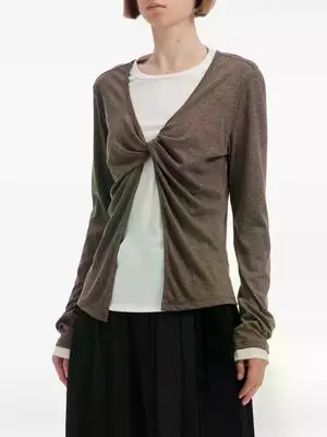 TOUT A COUP Twist-detail Layered Top