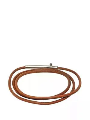 Hermès 20th Century Leather Cord Belt