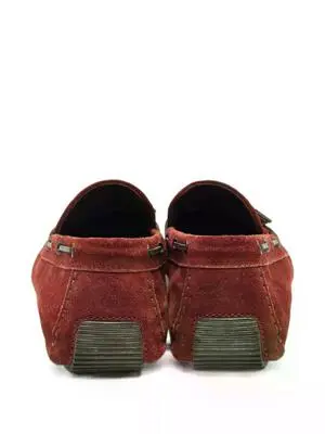 Bottega Veneta Intrecciato Suede Loafers
