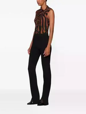 ET OCHS Emilio Zebra-print Ruched Bodie