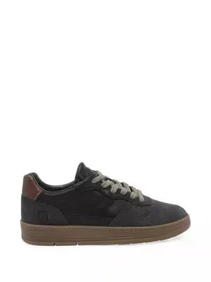 D.a.t.e. Court 2.0 Panelled Perforated Sneakers - Black