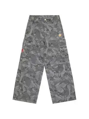 AAPE BY *A BATHING APE Camouflage-print Zip-off Cargo Pants