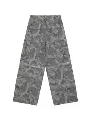 AAPE BY *A BATHING APE Camouflage-print Zip-off Cargo Pants