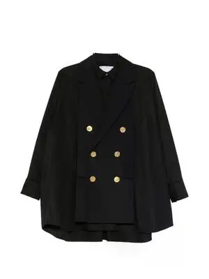 Sacai Double-breasted Layered Top