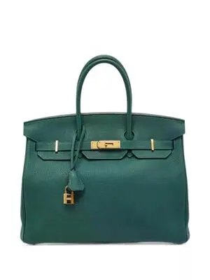 Hermès 2016 Birkin 35 Tote Bag - Green