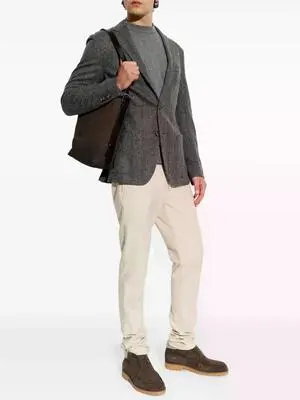 Eleventy Herringbone-pattern Blazer