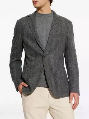 Eleventy Herringbone-pattern Blazer