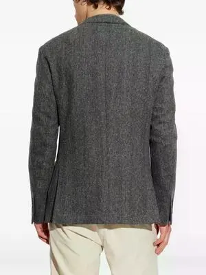 Eleventy Herringbone-pattern Blazer