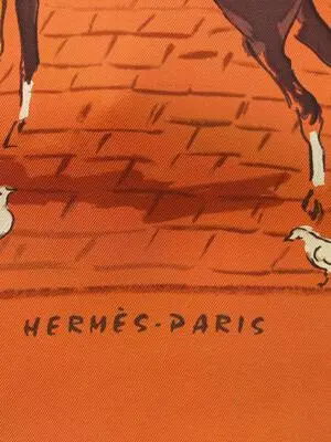 Hermès 1999-2007 Les Boxes Silk Scarf 90 Scarves