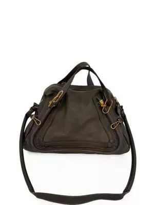 Chloé 2014 Paraty Leather Handbag - Brown